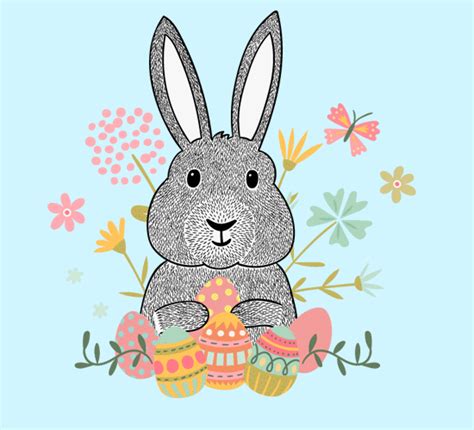 A Bunny Easter Thank You Happy Easter Bunny Easter Bunny Easter Greetings