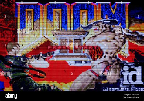 Doom Ii Nintendo Game Boy Advance Videogame Editorial Use Only