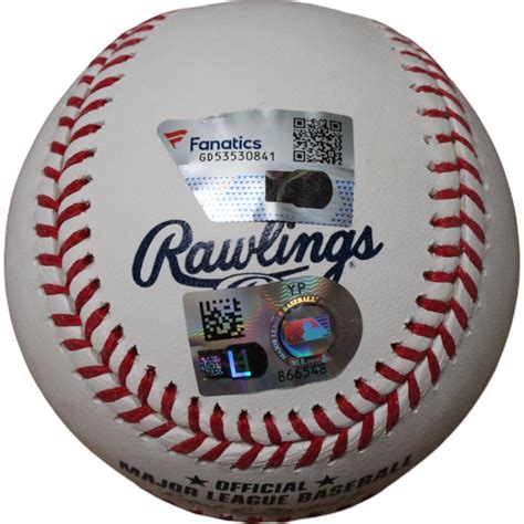 George Brett Autographed Kansas City Royals Baseball Ws Champs