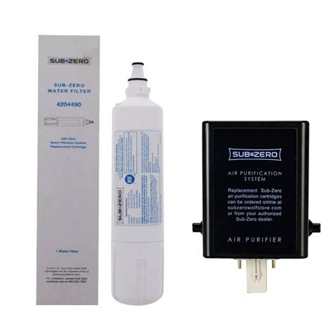 Sub Zero 7042798 Air Cartridge And 4204490 Water Filter Combo Pack