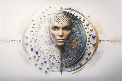 Striking Image That Showcases The Capabilities Of Ai Such As A Machine Learning Algorithm In