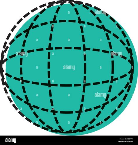 Global Sphere Icon Over White Background Vector Illustration Stock Vector Image And Art Alamy