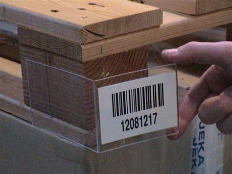 Etikethouder Voor Palletvoet Transparant X X Bol