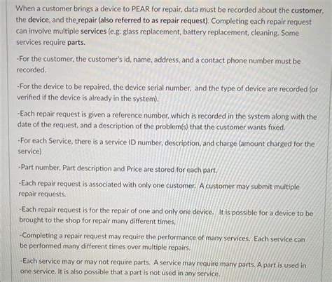 Create A Crows Foot Erd Using Only And M Chegg Com