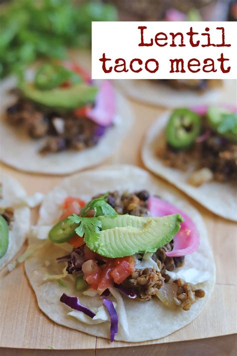 Vegan Lentil Taco Meat Ready In 15 Minutes Cadrys Kitchen