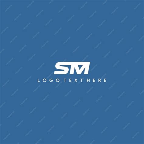 Sm로고 Sm모노그램로고 Sm레터로고 Sm크리에이티브비즈니스로고 Sm이니셜로고 프리미엄 벡터