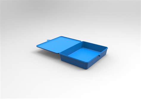 Rectangle Plastic Container Cgtrader