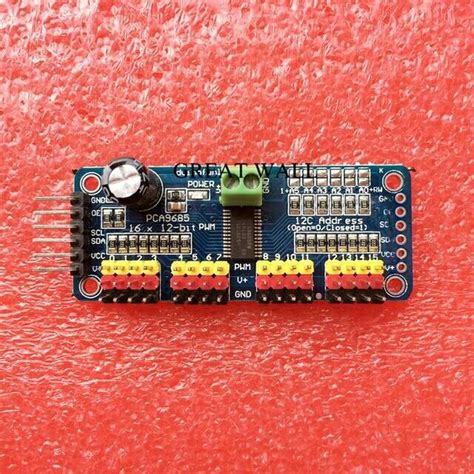 Jual 16 Channel 12 Bit PWM Servo Driver I2C Interface PCA9685 Module