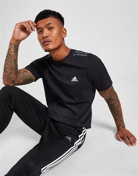 Black Adidas Badge Of Sport 3 Stripes T Shirt Jd Sports Nz
