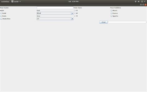 Create The Following Gui Screen Using Appropriate Layout Managers