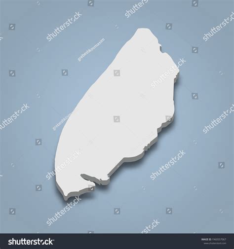 3d Isometric Map Texel Island Netherlands Stock Vector Royalty Free 1960557067 Shutterstock