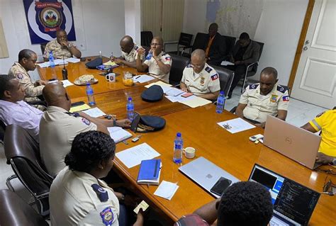 Haïti Police Déploiement de la MMSS Frantz Elbé rencontre les