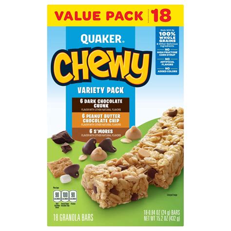 Quaker Chewy Granola Bars Nutritional Info Besto Blog