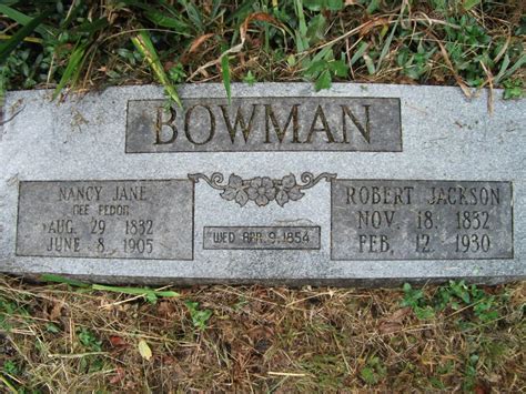 Robert Jackson Bowman 1832 1930 Find A Grave Memorial