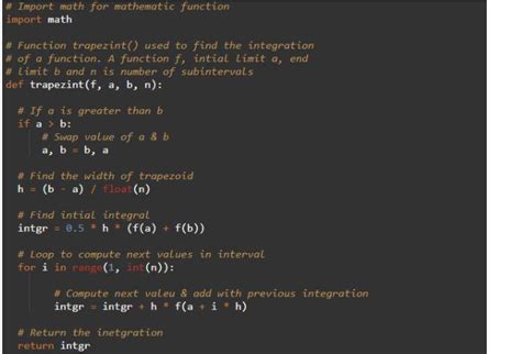 Solved Import Math For Mathematic Function Import Math