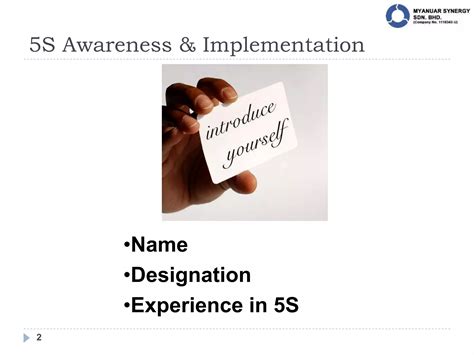 5s Awareness And Implementation Pptx