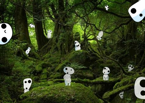 Princess Mononoke Forest Spirits Kodama