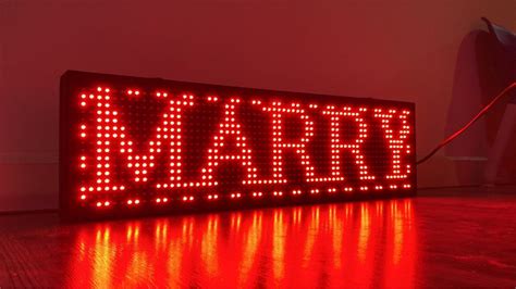 Led Display Signboard Customise Running Message Waterproof Hobbies