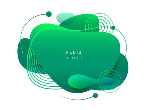 Blue Fluid Blob For Card Background Royalty Free Vector