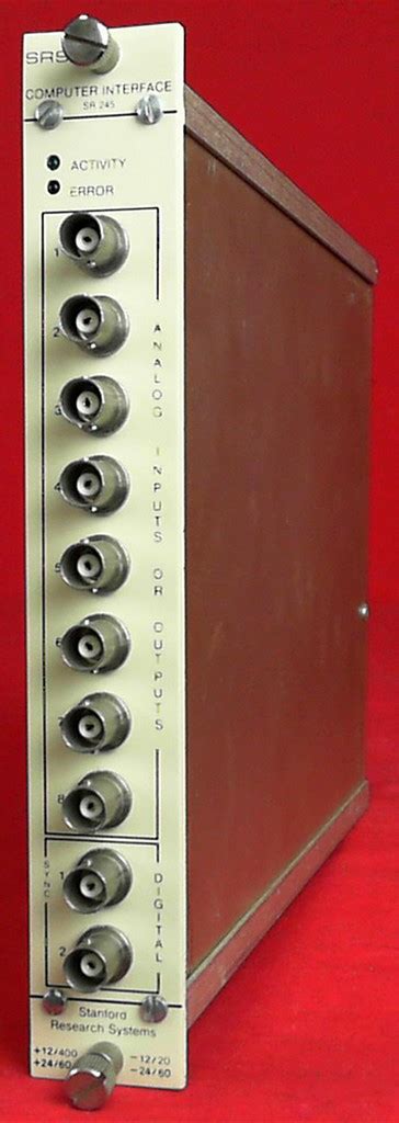 Sr245 Stanford Research Computer Interface Module Alltest