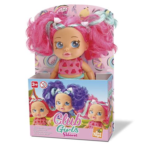 Boneca Club Girls Sabores Vinil Sortida 0956 Bee Toys Lojasmel