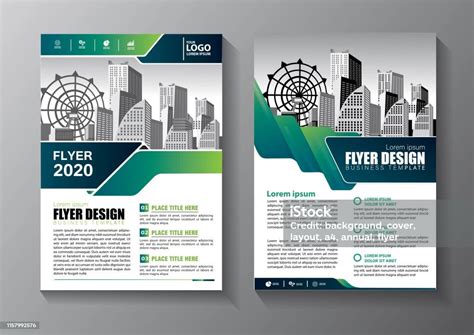 브로셔 디자인 현대적인 레이아웃 연례 보고서 포스터 화려한 삼각형a4의 전단지 기술 과학 밝은 배경의 시장을 위한 기하학적 모양 0명에 대한 스톡 벡터 아트 및 기타 이미지