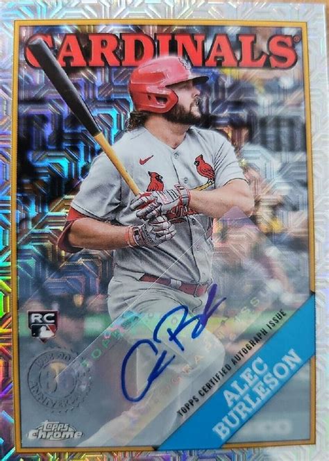 Alec Burleson 2023 Topps Silver Pack 2t88c 80 1988 Chrome Promo