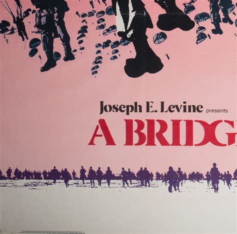 A Bridge Too Far 1977 Uk Quad Style B Film Poster Orson And Welles