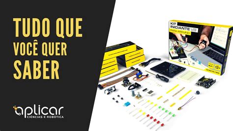 Unboxing Kit Arduino Iniciante V8 Robocore Curso Youtube