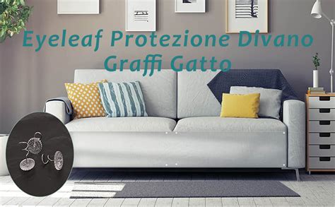 Eyeleaf Protezione Divano Per Graffi Gatto 3 Metri 200mm X 3m