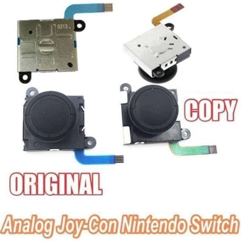 jual nintendo switch analog joycon joy con joy con original sparepart