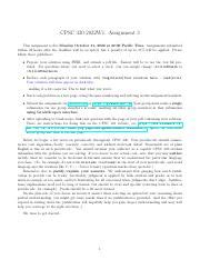 Cpsc W Assignment Pdf Cpsc W Assignment This
