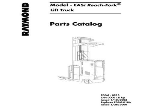 Raymond Reach Truck Parts Diagram