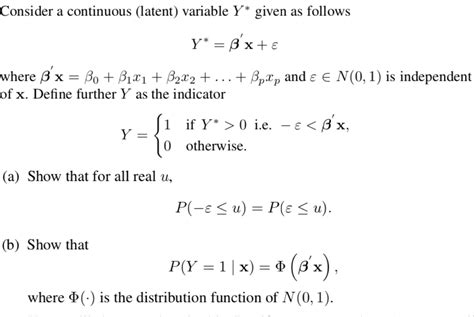 Logistic Regression With Latent Variable Problem Cross Validated