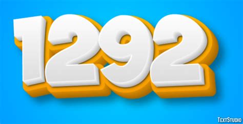 Text Effect And Logo Design Number