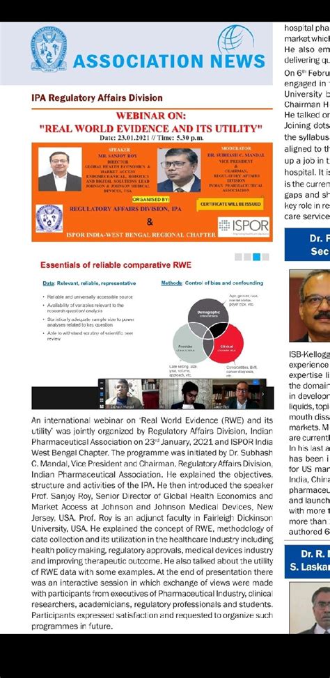 Dr Subhash C Mandal On Linkedin Ipa Regulatory Affairs Division