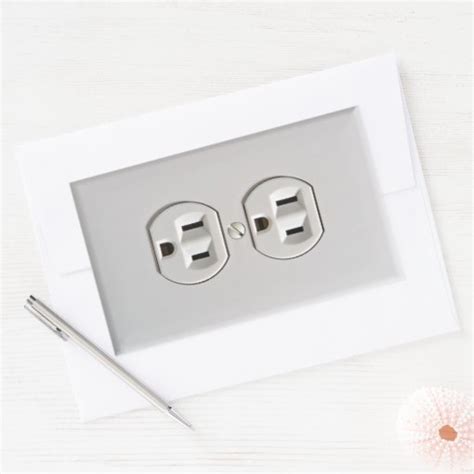 Fake Electrical Outlet Sticker Prank April Fools Zazzle