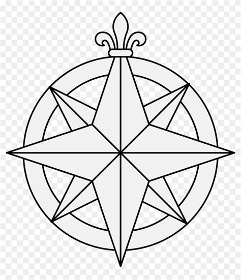 Compass Rose Traceable Heraldic Art Rh Heraldicart Sca Heraldry