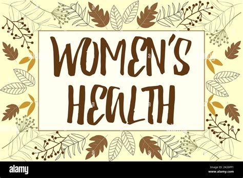 Handwriting Text Womens Health Business Overview Treatment And