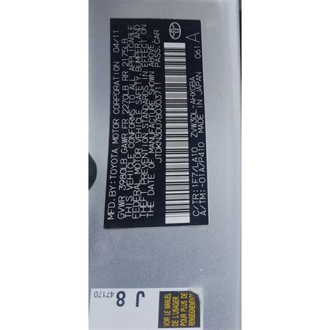 Toyota Prius 2011 User Manual English 651 Pages