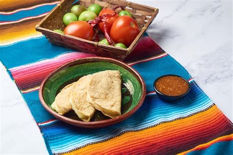 Premium Photo Authentic Mexican Quesadillas Made With Corn Tortillas