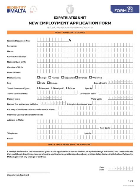 Cea Form C2 2 Pdf