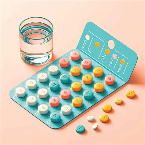 Birth Control Pills Vector Illustration Premium Ai Generated Vector