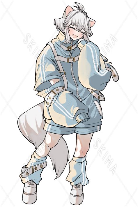 白猫ちゃん スキマ イラスト依頼キャラ販売ならSKIMA