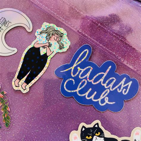 Mathou Illustrations Stickers Badass Club Mathou