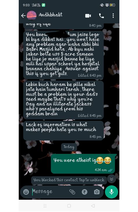 Oc An Ex Atheist Liberal Classmate Started Abusing Me As I Put A