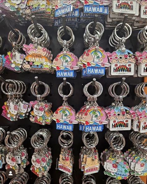 Hello Kitty Hawaii Keychains In 2024 Hello Kitty Keychain Hello