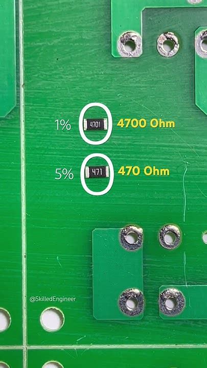 Smd Resitor Coding Electronics Diyelectronics Smd Resistance Youtube