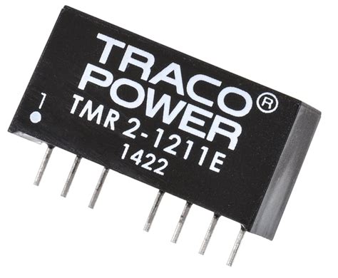 TMR 2 1211E TRACOPOWER TRACOPOWER TMR 2E DC DC Converter 5V Dc 400mA Output 9 18 V Dc