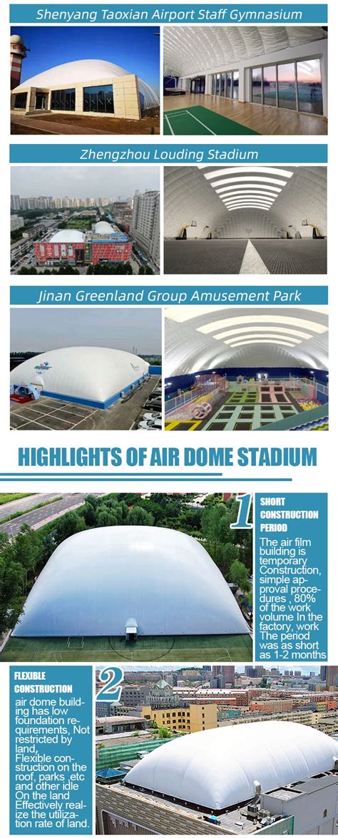 Big Inflatable Football Field Durable Sports Dome Tent